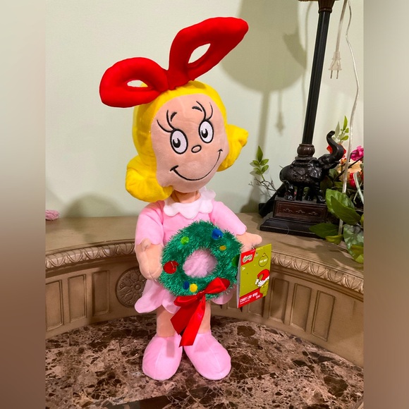 Dr. Seuss | Holiday | The Grinch Cindy Lou Who Light Up Holiday Greeter ...